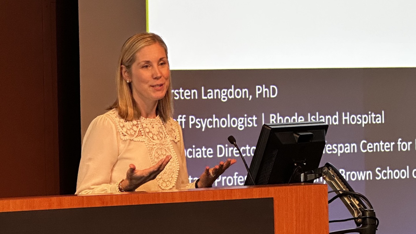 Assistant Professor Kirsten Langdon Earns Lifespan Research Award ...